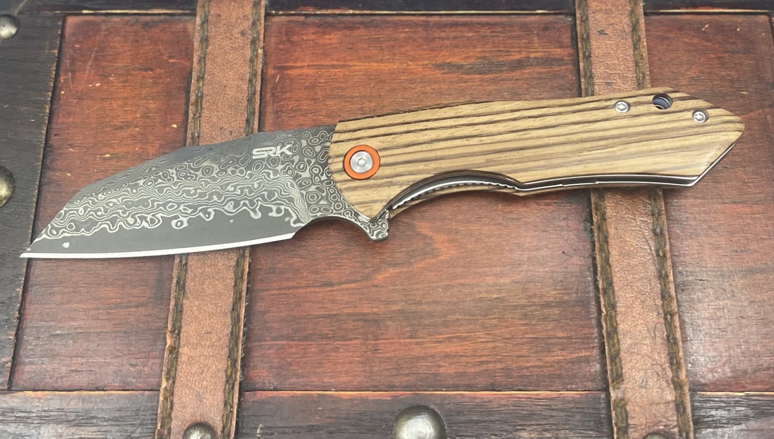 VG10 Damascus EDC Folding Knife | Steel River Knives Strata