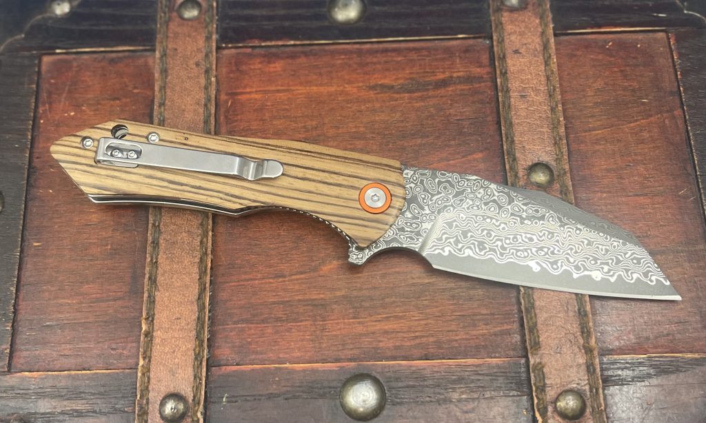 VG10 Damascus EDC Folding Knife | Steel River Knives Strata